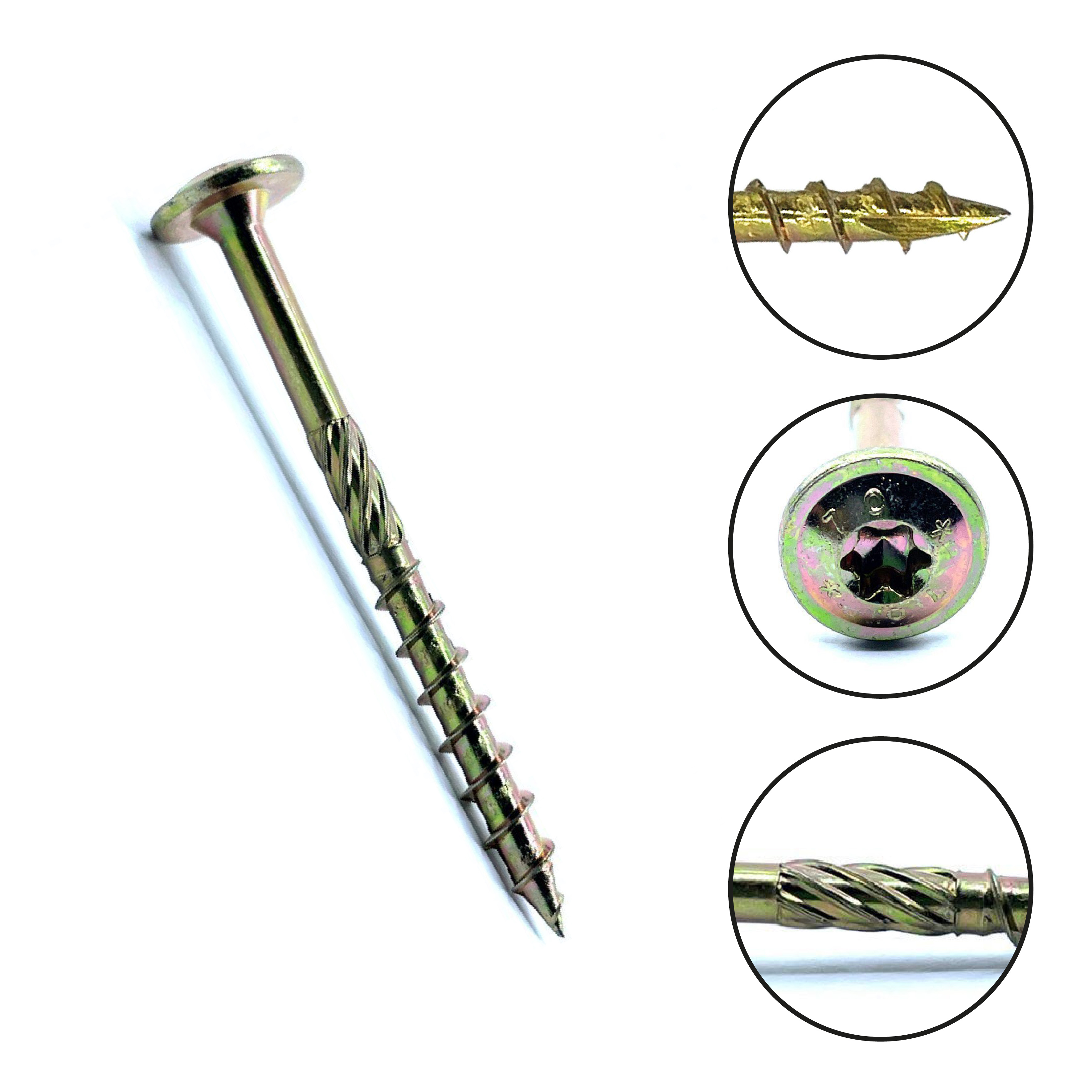 Vrut konstrukční s talířovou hlavou TX40 10x80mm | SVX CZ